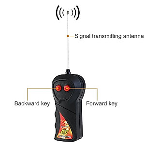 Giveme5 Wireless Remote Control Mock Fake Rat Mouse Mice RC Toy Prank Joke Scary Trick Bugs for Party and for Cat Puppy Funny Toy (Black)