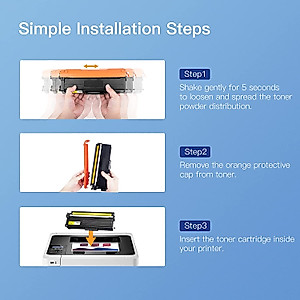 GPC Image Compatible Toner Cartridge Replacement for Brother TN433 Toner TN 433 Compatible with HL-L8360CDW MFC-L8900CDW HL-L8360CDWT HL-L8260CDW MFCL8610CDW MFCL9570CDW Printer (4 Pack)