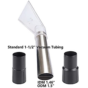 TunaMax Extractor Tool Hand Wand with Clear Head for Upholstery & Carpet Cleaning, Car Detailing Vacuum Wand for Portable Extractors & Truckmounts | Turn Shop Vac into an Extractor