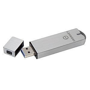 Kingston Ironkey S1000 16GB Encrypted USB Flash Drive On-Device Cryptochip FIPS 140-2 Level 3 Multi-Password Security Options IKS1000B/16GB
