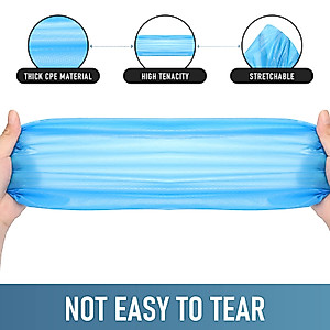 Shoe Covers Disposable Non Slip - Pack of 100 (50 Pairs), Premium Waterproof and Recyclable Shoe Booties Covers for Indoors, Fits Up To 11 US Men and 13 US Women Size