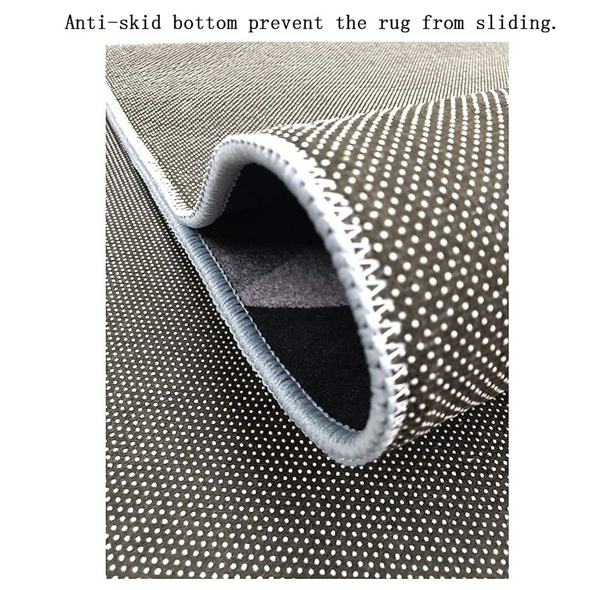 MOXIC Soft Luxury Abstract Art Living Room Area Rugs Rectangular Children Crawling Bedroom Rug Fleece Anti-Slip Carpets Nordic Modern Home Decor Mats Indoor Outdoor Runners Nursery 8' X 10'