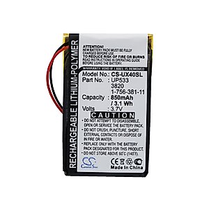 BCXY Replacement Battery for Clie PEG-UX40, Clie PEG-UX50