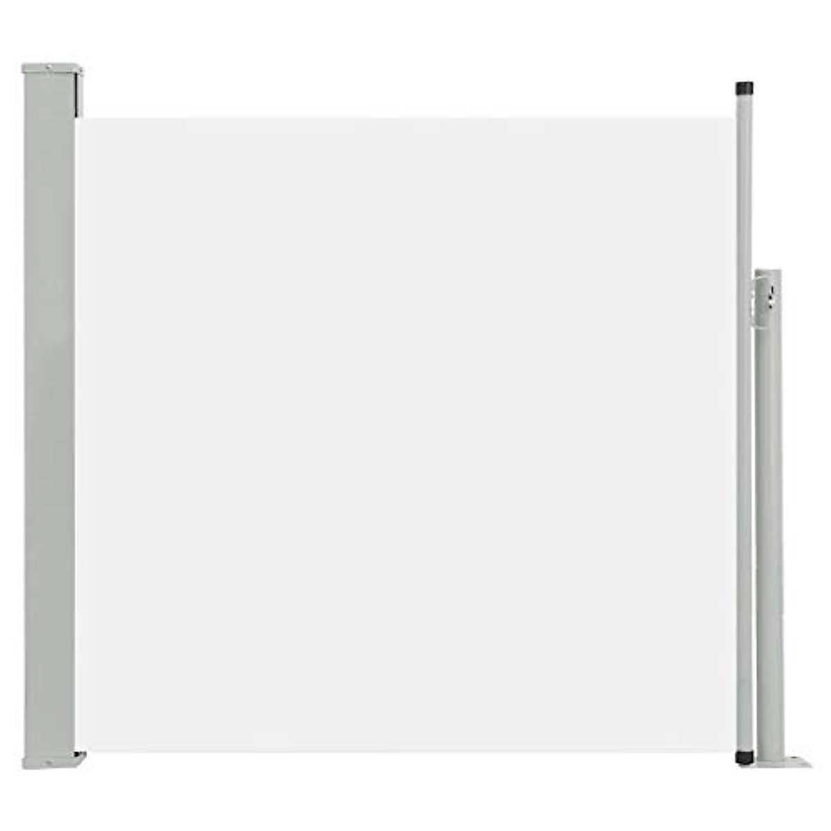 HLLNME Retractable Patio Side Awning Sun Shade and Wind Screen for Privacy Divider Waterproof, Home Balcony Privacy Divider, Deck Door, Outdoor Sun Shade Shelter