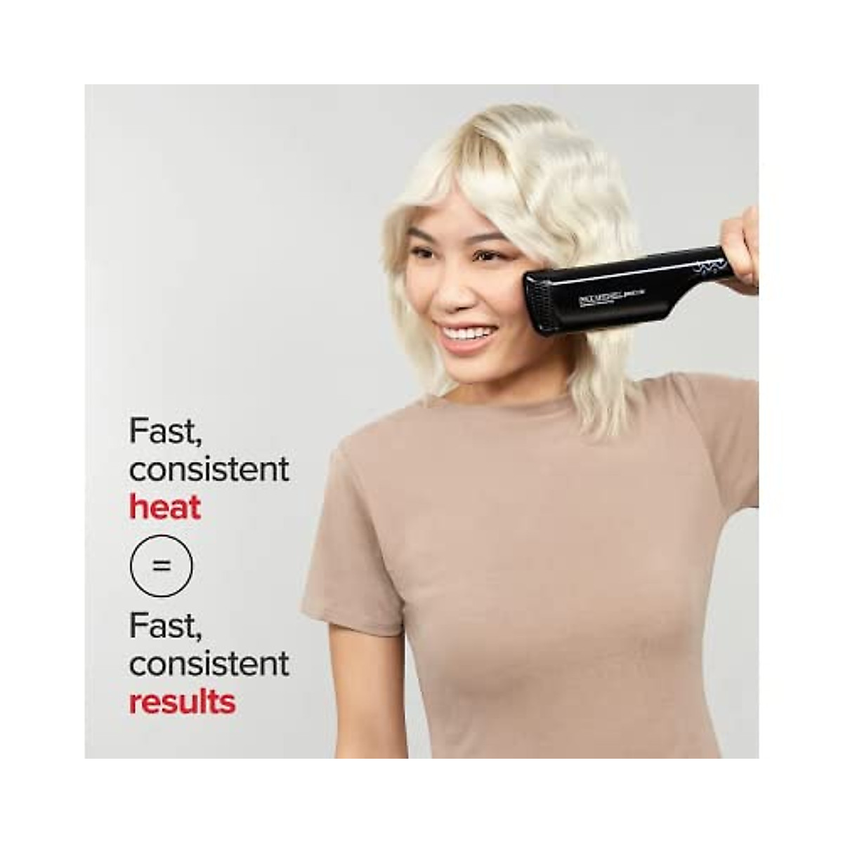 Express Ion Ceramic Deep Waver, Fast-Heating to Create a Variety of Wavy Hairstyles, including Deep Waves, Beach Waves, Mermaid Hair + Crimped Hair