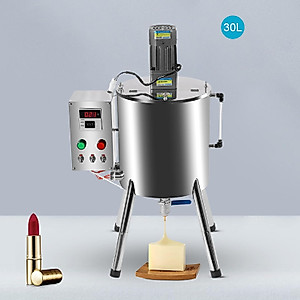 Filling machine for cosmetics, 8-gal/30L Automatic Bottle Filling Machine, Adjustable Stainless Steel Paste Liquid filling Machine, 20-45 Bottle/min, Lipstick Filling Machine, Shampoo Cosmetic Honey