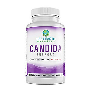 Best Earth Naturals Candida Supplement for Men and Women 60 Count
