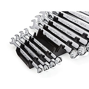 TEKTON 19-Tool Wrench Organizer Rack (Black) | ORG29119