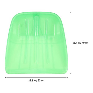 Cabilock Ash Shovel Snow Shovel Head Replacement Plastic Kids Beach Shovel Grain Shovel Poultry Feed Shovel Ice Removal Shovel Garden Plant Shovel for Home Garden Metal Pooper Scooper