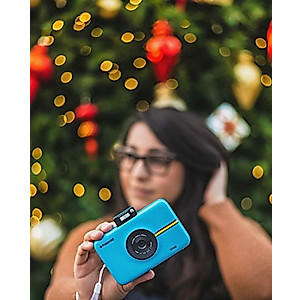 Zink Polaroid Snap Touch Portable Instant Print Digital Camera with LCD Touchscreen Display (Blue)