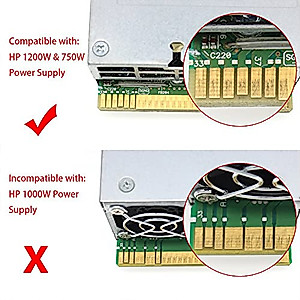 S-Union Ethereum ETH ZEC Mining Power Supply 12V GPU/PSU Breakout Board + 12pcs 16AWG PCI-E 6Pin to 6+2Pin Cables 27.5Inch Length(70CM, with 5 Nylon Cable Ties)