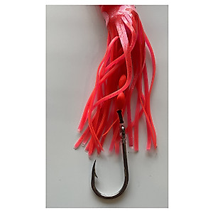 Reel Draggin' Tackle Blue Water Large Squid Daisy Chain (13 Inch Pink Squid)