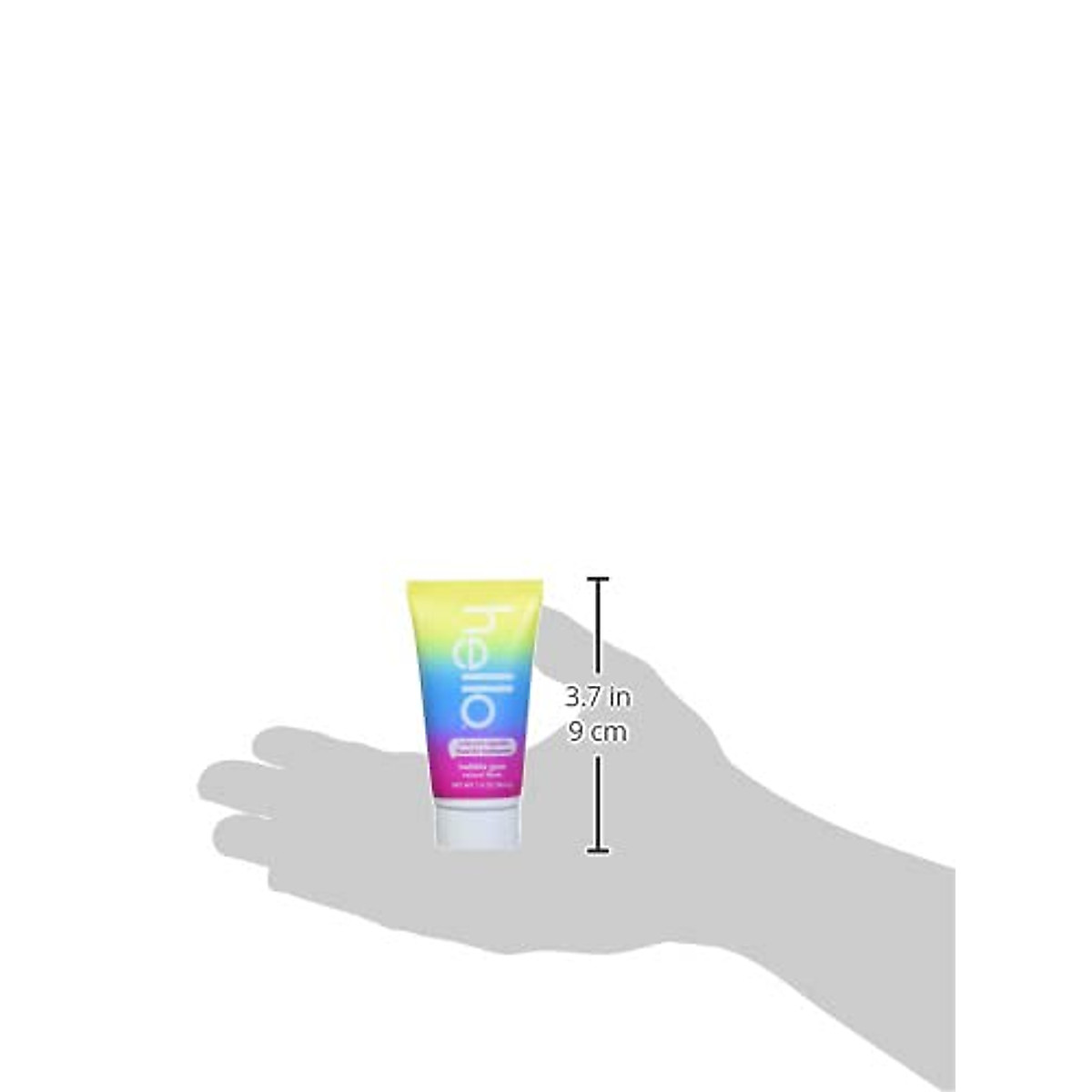 hello Unicorn Sparkle Kids Travel Toothpaste, Fluoride Toothpaste with Natural Bubble Gum Flavor, Travel Size 24 Pack, 1 OZ Tubes