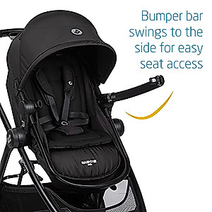 Maxi-Cosi Zelia² 5-in-1 Modular Travel System, Midnight Black