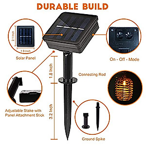 Outdoor String Lights，Solar Operated 10 Mini Bulbs Drum-Shaped Lantern String Light, LED Patio Warm White Flashing Waterproof Hanging Decorative String Lights for Garden, Backyard, Christmas, Party.