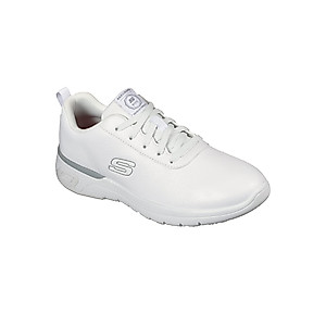 Skechers Women's Sneaker Health Care Professional Shoe, White, 8