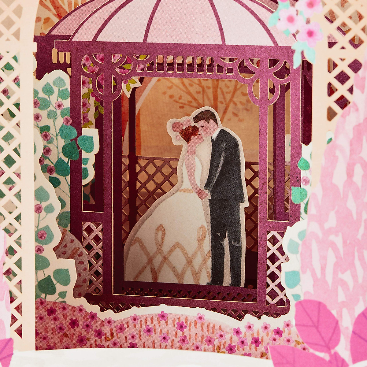 Hallmark Paper Wonder Displayable Pop Up Wedding Card (Have, Hold, Love, Last)