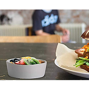 Palais Essentials Farmhouse Decor Porcelain Mini Dipping Bowls Sauce Dishes - Set of 4 Elegant White Soy Sause Dish (2 Oz Round Shape)