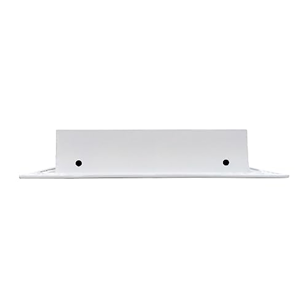 BUILDMART - 10x8 Modern AC Vent Cover - Decorative White Air Vent - Standard Linear Slot Diffuser - Register Grille for Ceiling, Walls & Floors - Texas Buildmart