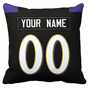 Throw Pillow 2 Packs Custom Any Name and Number for Men Youth Boy Gift
