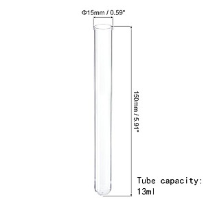 WELANGBN 10Pcs Clear Plastic Test Tubes with Cork Stoppers, 15x150mm 13ml, Good Seal for Jewelry Seed Beads Powder Spice Liquid Storage, Lab Use or Decoration