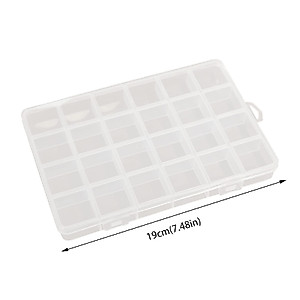 iNoDoZ Dividers Craft Tackle Organizer Storage Containers Box Clear Jewelry Storage Box Detachable Case Craft Beads Organizer Blanket Storage Container