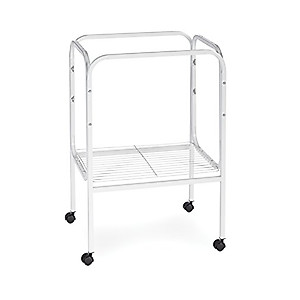 Prevue Pet Products Bird Cage Stand with Shelf, White