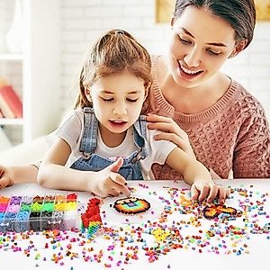 LDXURU 6 Pack 8 Grids Plastic Organizer Box, Clear Organizer Box Adjustable Dividers, Plastic Compartment Container Storage with Removable Dividers for Craft, Beads, Jewelry, Small Part