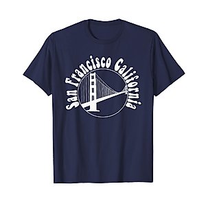 San Francisco California Golden Gate Bridge T-shirt