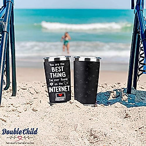 Valentines Day Gifts for Him, Her - Gifts for Boyfriend Husband - Wife Gifts - Gift for Girlfriend - Romantic I Love You Gifts for Him Her - Anniversary Couple Gifts for Valentine - Tumbler 20oz