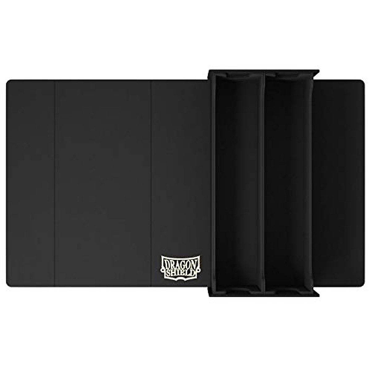 Dragon Shield Card Deck Box and Playmat – Magic Carpet XL Black 1000CT - Durable and Sturdy TCG, OCG Card Storage – Compatible with Pokemon Yugioh Commander and MTG Magic: The Gathering Cards