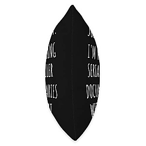 Crazy Cat Lady and True Crime Fan Gift Serial Killer Documentaries with My Cat True Crime Gift Throw Pillow, 16x16, Multicolor