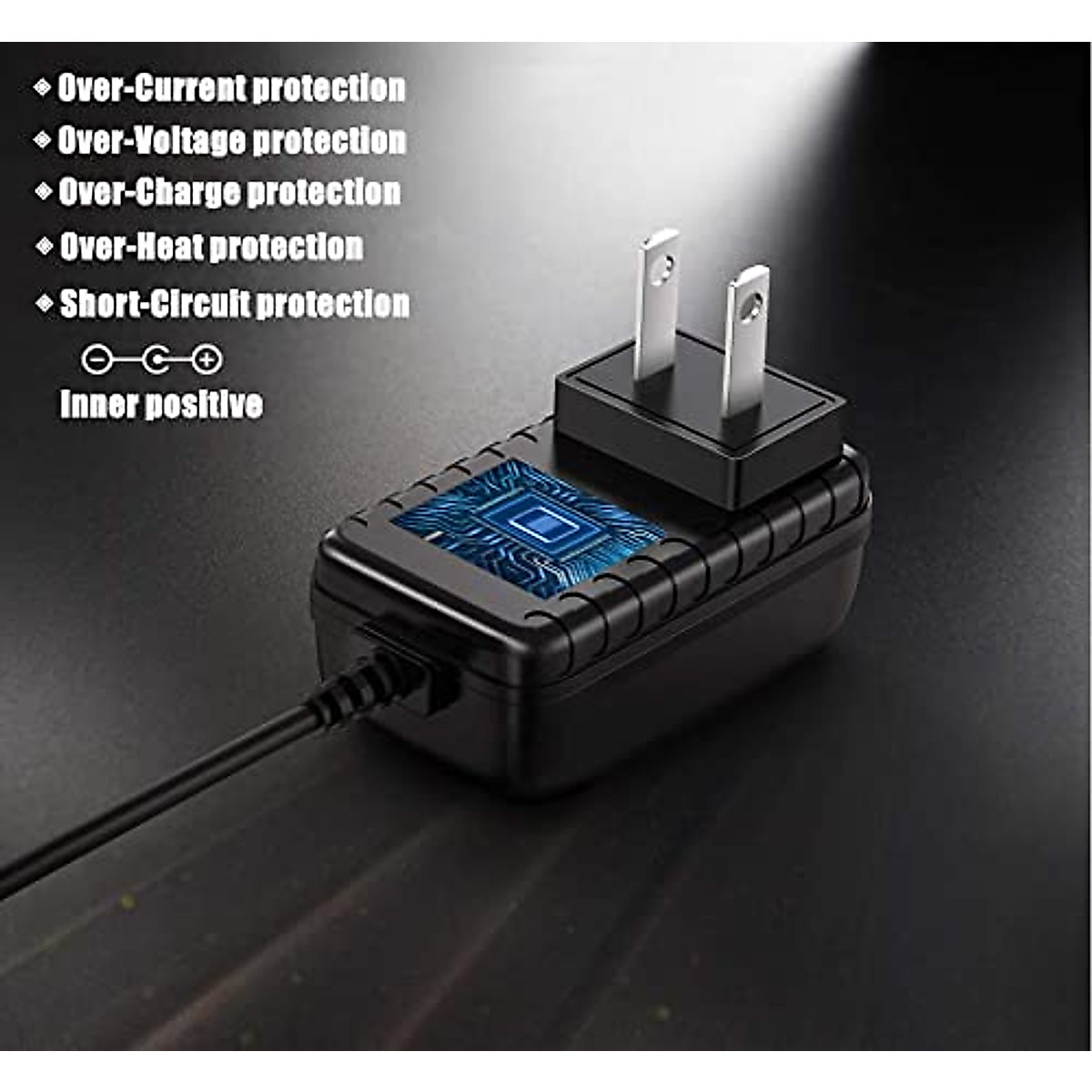 Universal AC Adapter 24V 1A Power Supply AC110V to DC24V Power Driver 5.5x2.1mm with 8 DC Plugs DC24V 100mA 500mA1000mA Charger Transformer 24V AC-DC Adapter