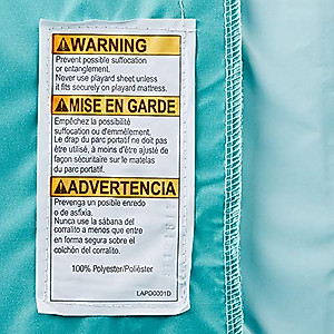 Graco Quick Connect Waterproof Playard Sheets, Aqua