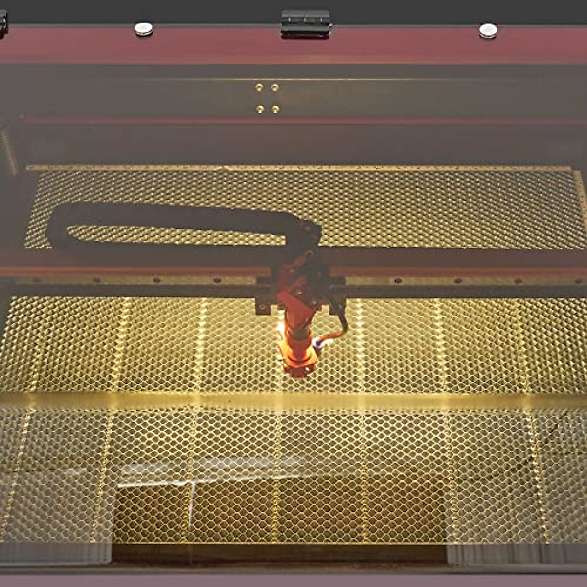OMTech 80W CO2 Laser Engraver Machine, 20x28 Inch Laser Etching Machine with Water Chiller & Autofocus, Laser Engraving Machine with Motorized Workbed Air Assist & Ruida Controls for Home Office DIY