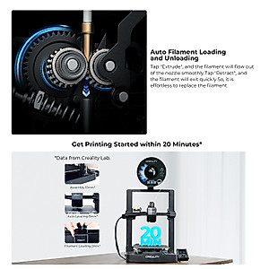 Official Creality Ender-3 V3 SE 3D Printers Max 250mm/s Printing Speed Auto Leveling Capable Sprite Direct Extruder Stable Dual Z-axis Y-axis Dual Linear Shafts