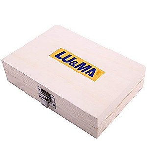 LU&MN Carbide Tipped Router Bits (15 PCS) with 1/4" Shank, Wood Milling Saw Cutter , All Purpose (Woodworking Tools for Home Improvement and DIY)