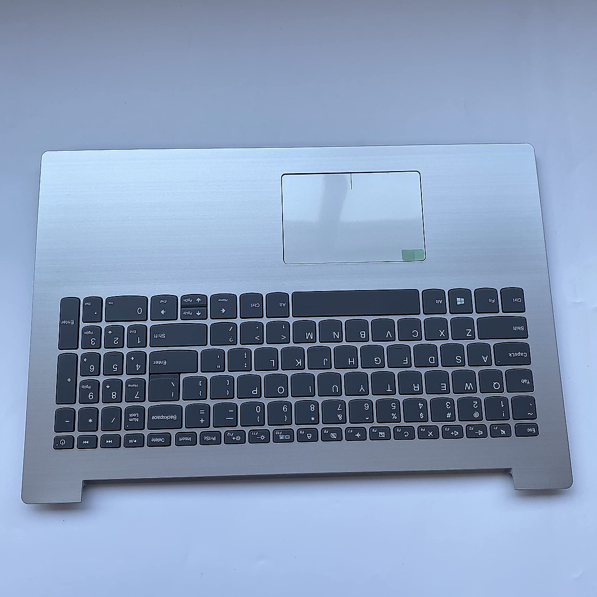 Replacement for Lenovo IdeaPad 320-15 320-15IKB 330-15AST 80xs0024us Laptop Upper Case Palmrest Keyboard Touchpad Assembly Part 5CB0N86311 SN20M63090 Top Cover Sliver