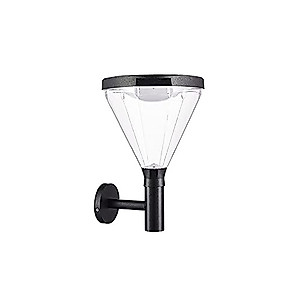 Wall Light, Wall Sconces, Outdoor Exterior Wall is Modern and Simple Wall Lantern Solar Energy-Saving LED Without Wiring Wall Sconce IP65 Waterproof Light Control Patio Light PC Lampshade Exterior Lig