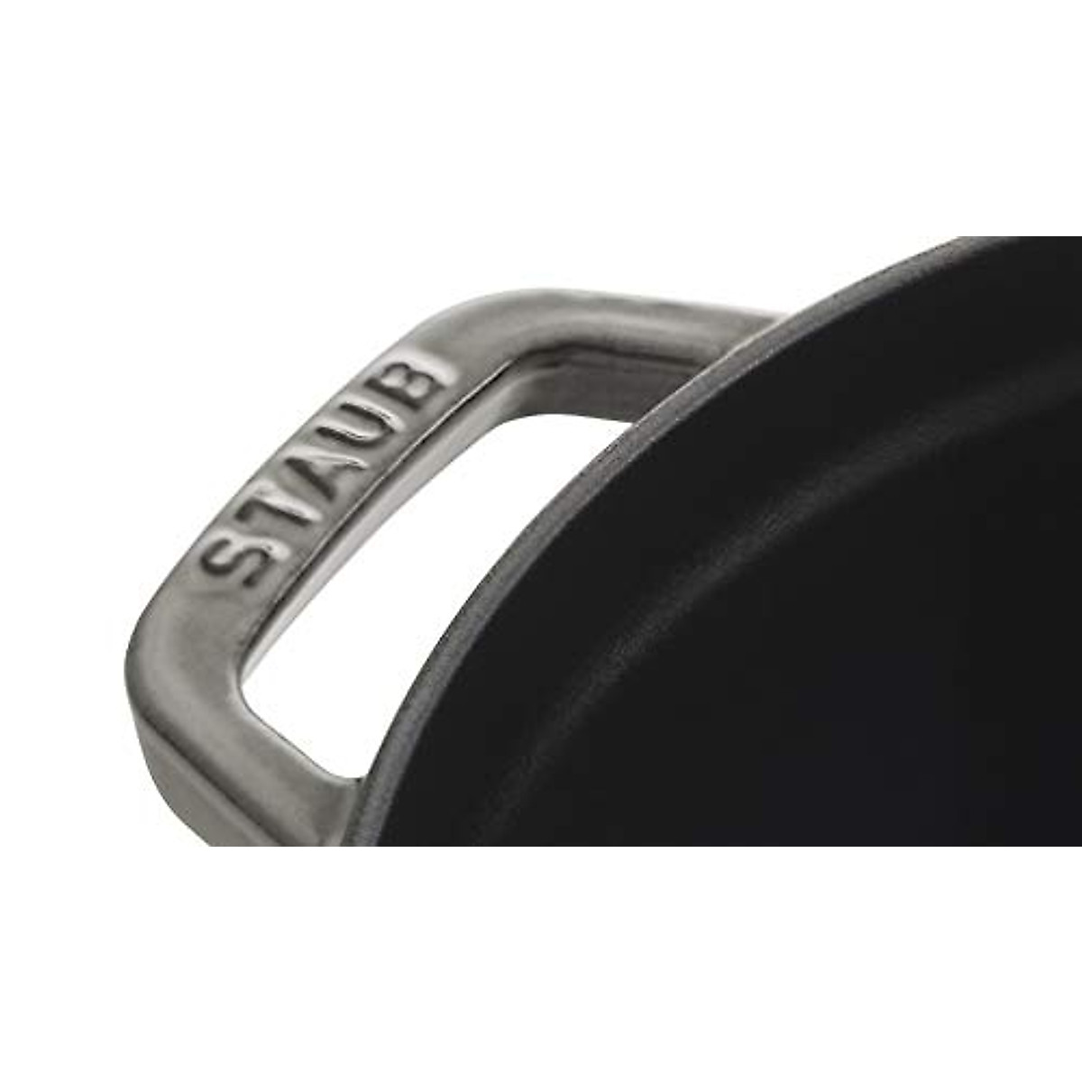 Staub Cocotte with Steamer Round 26cm Graphite Grey