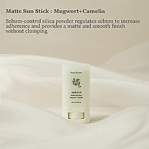 [Beauty of Joseon] Matte sun stick : Mugwort+Camelia(18g, 0.63fl.oz)
