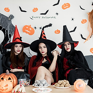 500 Pcs Pumpkin Shape Paper Cutouts Fall Classroom Bulletin Board Cutouts 5.9'' Pumpkin Die Cuts with Glue Points for Kids Classroom School Fall Halloween Thanksgiving Decor