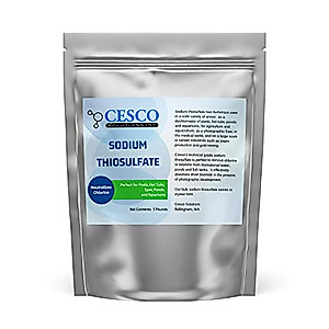 Pool Dechlorinator Sodium Thiosulfate Pentahydrate 5 lbs by Cesco Solutions - Premium Chlorine Neutralizer for Pools, Aquarium, Pond - Technical-Grade Chlorine Remover for Hot Tubs - Bulk Package