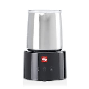 Illy Milk Frother by Lissoni (Stainless Steel), Dishwasher Safe, All Milk Types, Hot Chocolate