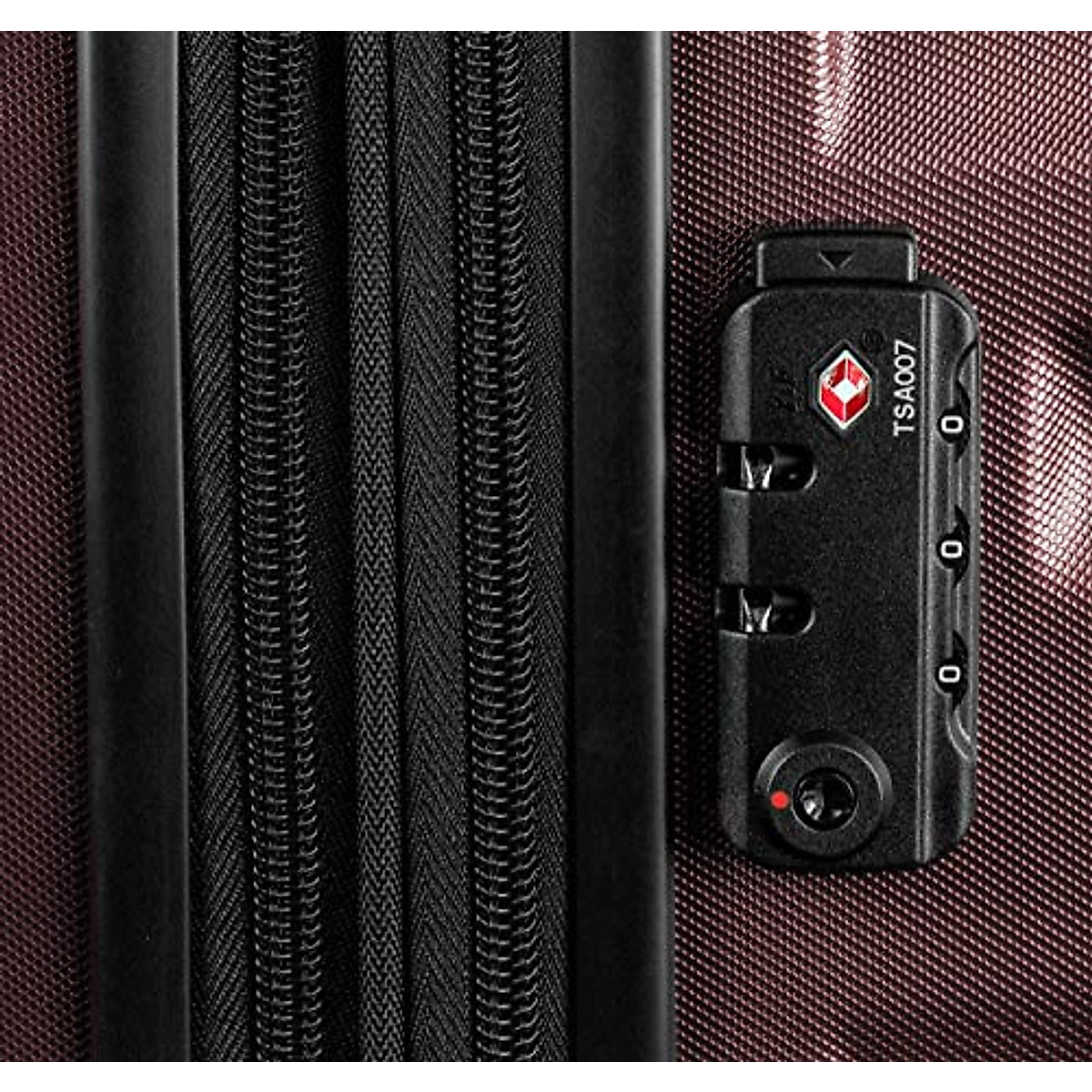 DELSEY PARIS Alexis Lightweight Luggage 3 pc Set, Expandable Spinner Double Wheel Hardshell Suitcases with TSA Lock