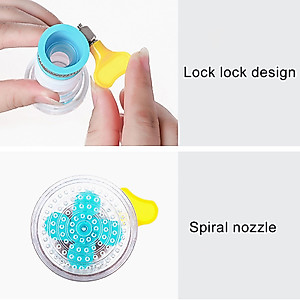 Faucet Filter 360 Degree Rotation Removable Splash-Proof Sturdy Sink Water Tap Nozzle Filter Kitchen Supplies Valentine's Day/Mother's Day/Wedding/Anniversary/Party/Christmas/Birthday Gifts (Green B)