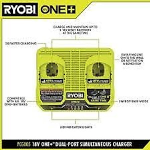 18V ONE+ DUAL-PORT SIMULTANEOUS CHARGER