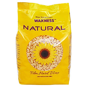 Wax Necessities Hard Wax Beads Natural 2.2 Pound