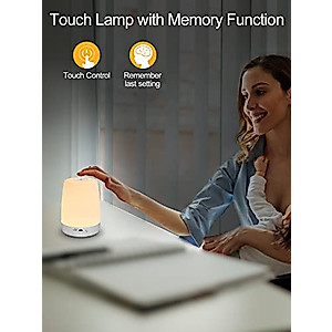 YYDSKIT Night Light for Kids Baby Nursery 200hrs Rechargeable Touch 3Dimming 5Color Changing Lamp 3Timers Portable