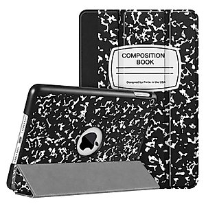Fintie SlimShell Case for iPad Mini 5 2019 - Lightweight Smart Stand Protective Cover with Auto Sleep/Wake for iPad Mini 5th Generation 7.9" Model, Composition Book Black